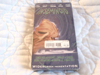 INSEMINOID VHS NEW WS UNCUT UNCENSORED ALIEN RAPE HORROR PLANET SCI-FI ...