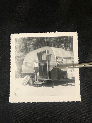 Vintage 1940s -50s Fleetwood RV Trailer Camper Photo | eBay
