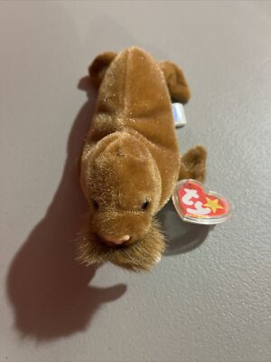 Ty Paul The Walrus Beanie Babies Baby Collection Stuffed Plush Toy | eBay