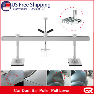 Car Dent Bar Puller Pull Lever Pulling Kit Removal Hammer Repair Auto ...