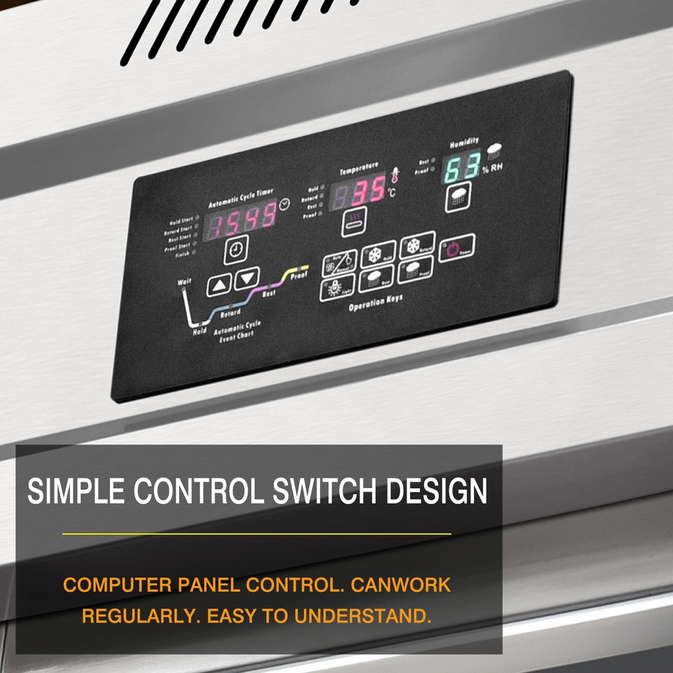 USA Kolice Commercial 18 trays Bread Proofers, Dough Proofers, Temp ...