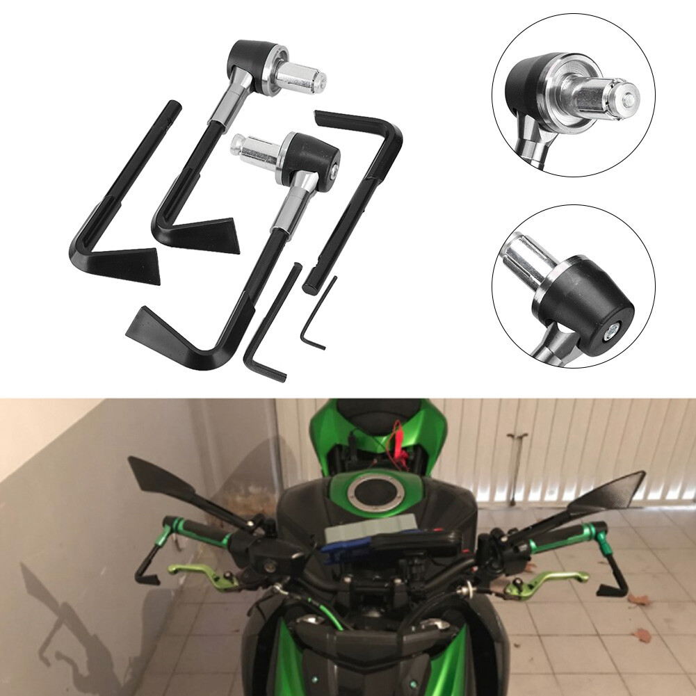 (Silver)Motorbike Handgrip Guard High-Quality Materials Motorcycle ...
