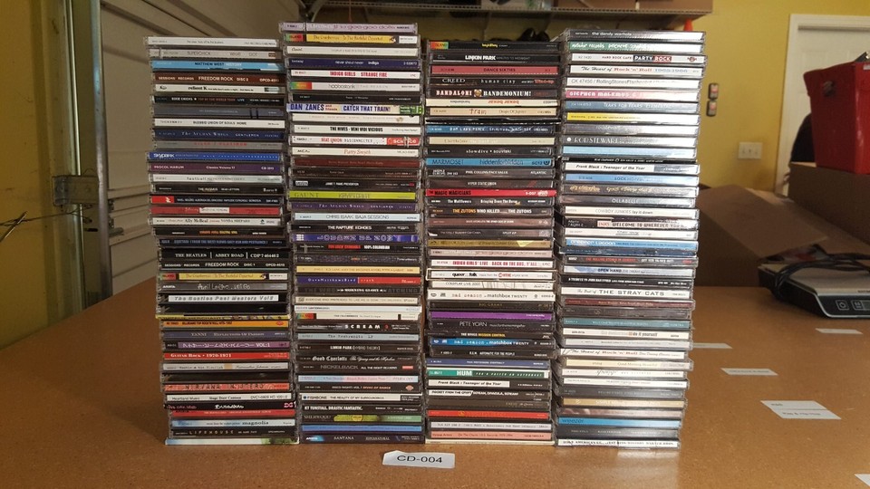 80 Lot Wholesale Random Assorted Audio CDs With Case & Original Artwork ...