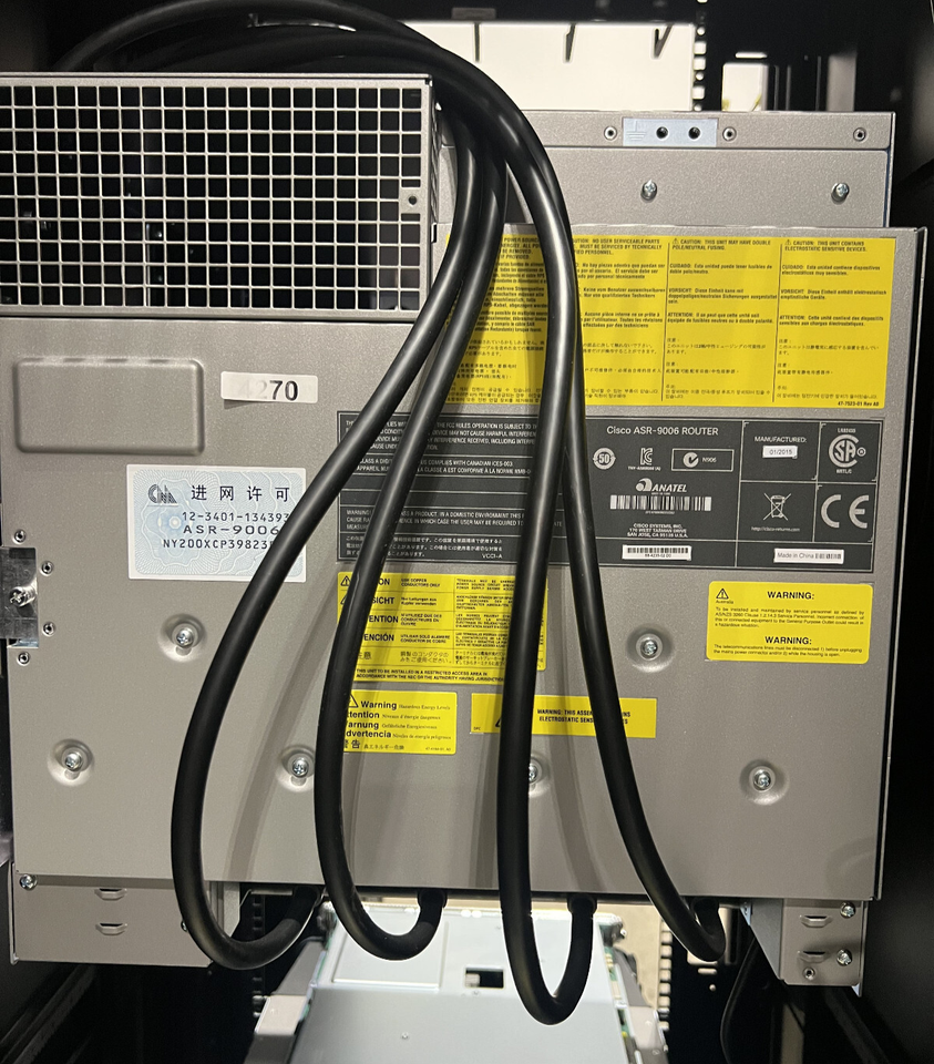 Cisco ASR9006-AC-V2 Router A9K-RSP440-TR Tested Working | eBay