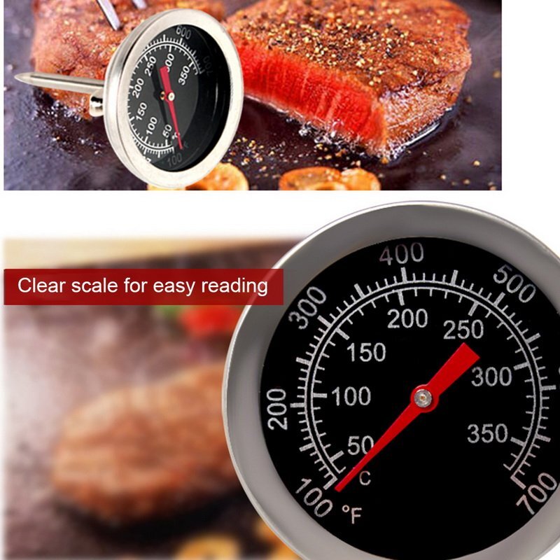 Barbecue Thermometer Oven Pit Temp Gauge 50-350℃ BBQ Smoker Grill ...