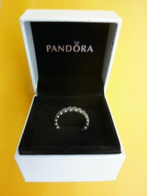 Authentic ALE Pandora Sterling 925 'linked love' ring 190980 52 Stack ...