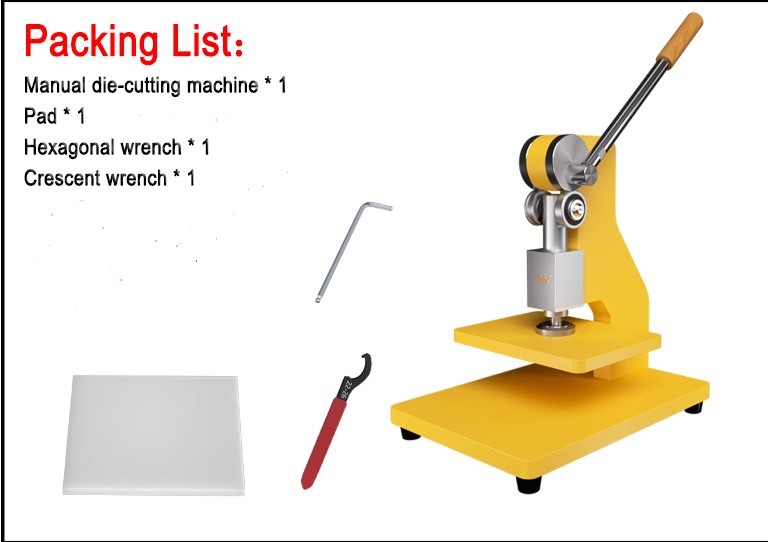Hand Pressure Sampler Cutter Manual Die-Cutting Press Machine, Punching ...
