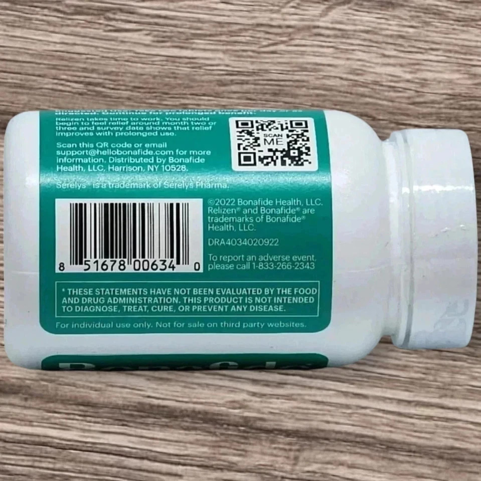 RELIZEN BONAFIDE Relief From Hot Flashes & Night Sweats 180 Caps | eBay