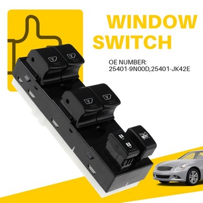 Power Window Control Switch Button 1X For 2007-2015 Infiniti G35 Q40 ...