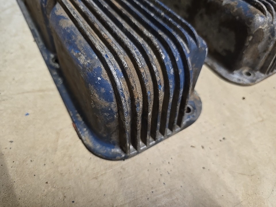 Cal Custom Ford FE 390 406 427 428 Vintage Aluminum Finned Valve Covers ...