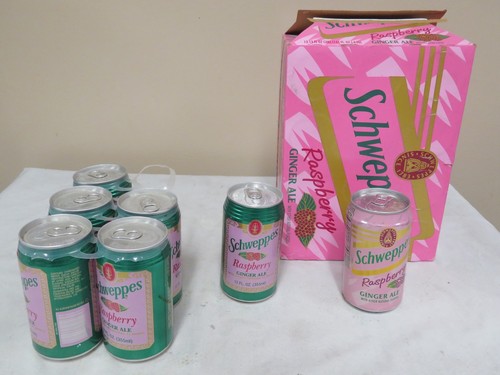SCHWEPPES COCA COLA RASPBERRY GINGER ALE CANS 12 PACK AND A 6 PACK | eBay