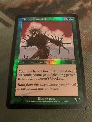 Magic The Gathering 7th Edition Thorn Elemental #273/350 Foil USED | eBay
