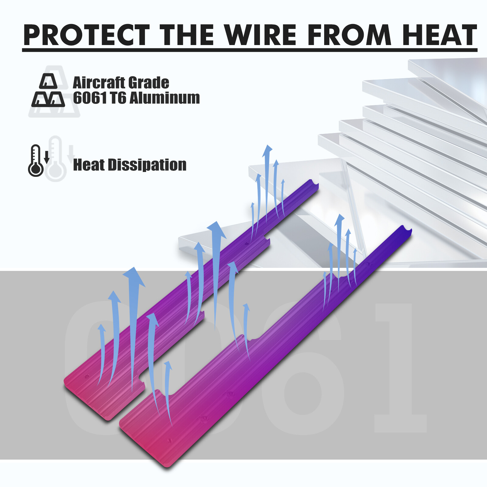Spark Plug Wire Looms Holder Kit For Ford V8 351M 400M 390 406 427 428 ...