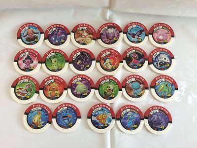 JAPAN POKEMON CHIPS COINS RED/WHITE RANDOM LOT 23 CHIPS SERIES VIII | eBay