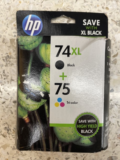 HP 74Xl/75XL (CZ139FN) Ink Cartridge - 2 Pack for sale online | eBay
