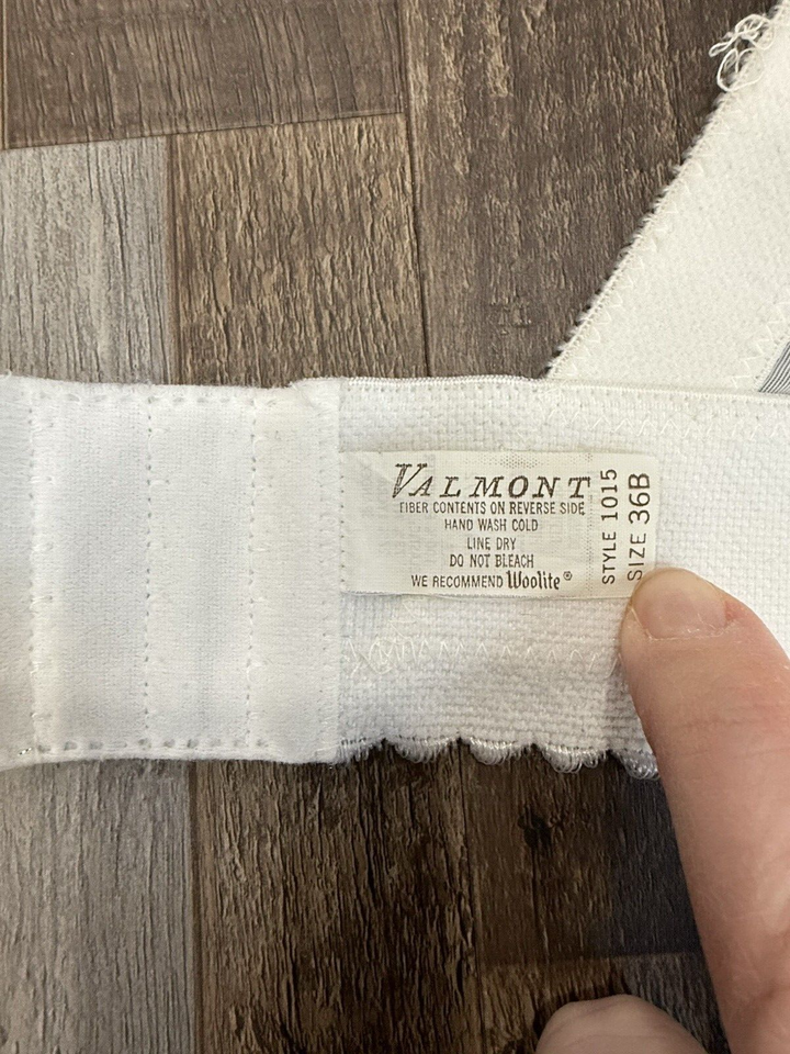 Vintage Valmont White Lace Bustier Corset 36B Sheer Floral Boned 80s ...