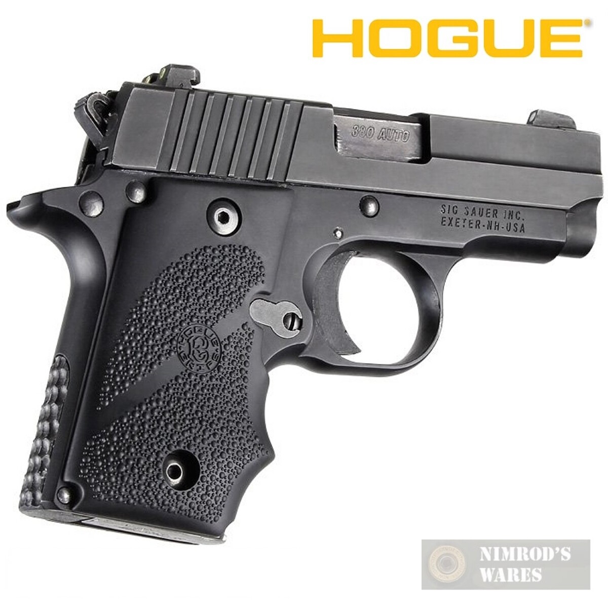 HOGUE Sig Sauer P238 Rubber Grip w/ Finger Grooves 38000 FAST SHIP ...