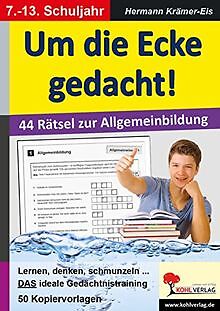 Um die Ecke gedacht!: 43 Rätsel zur Allgemeinbildun... | Buch | Zustand sehr gut | eBay.de