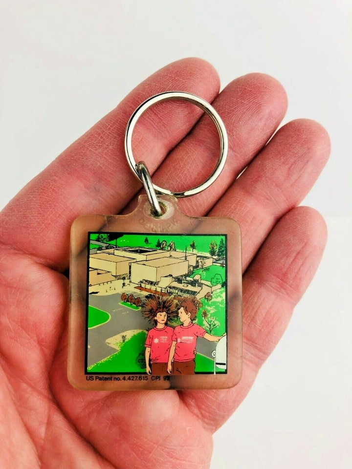 American Museum Science & Energy Keychain 3d Acrylic Vintage Oak Ridge ...