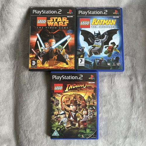 PS2 Lego Games Bundle X3 - Star Wars, Batman, Indiana Jones | eBay