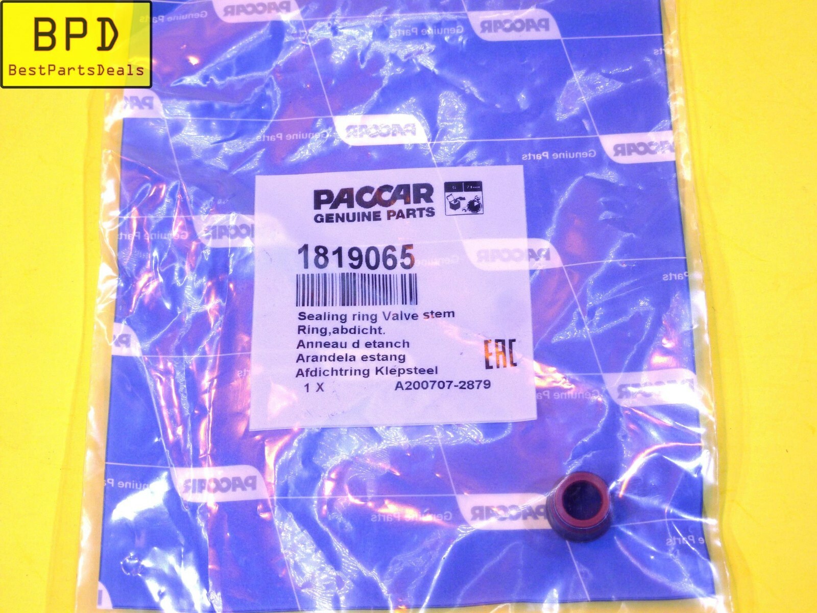 1X Genuine Valve Stem Sealing Ring OEM PACCAR 1819065 | eBay