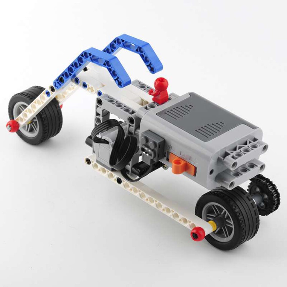 For 9686 MOC Part Power Function Motor 2 Wheel Car Building Block 9V ...