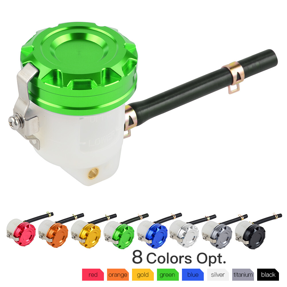 Front Brake Reservoir Tank w/ Cap For Kawasaki Ninja ZX6R ZX7R ZX9R ...