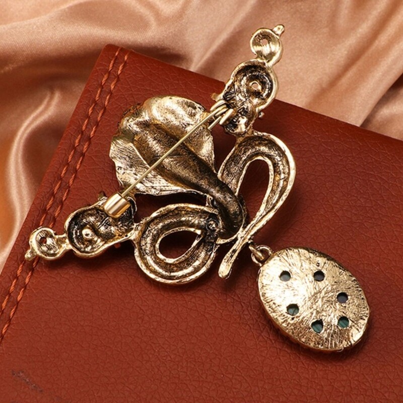 Fun Indian Snake Lapel Pin with Drip Oil Designs for Kids Student and ...