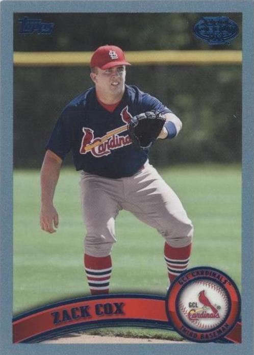 2011 Topps Pro Debut - Zack Cox #114 Blue /309 (RC) for sale online | eBay