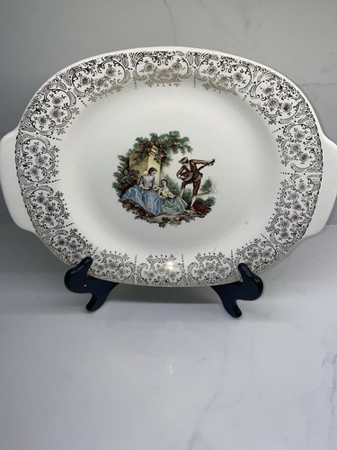American Limoges Triumph China D’Or 22K Gold Serving Platter – 14” x 11 ...