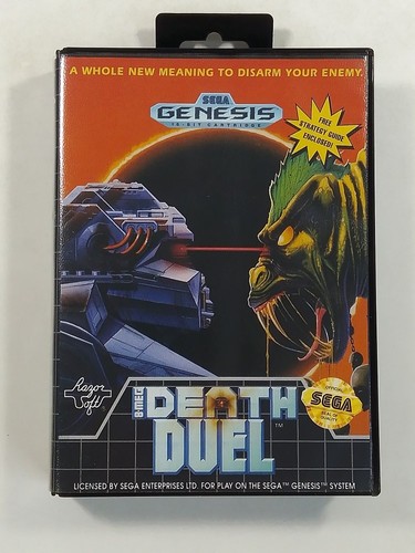 DEATH DUEL SEGA GENESIS NTSC-USA (COMPLETE - GOOD CONDITION ...