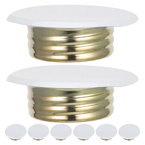 8pcs Fire Sprinkler Cover Plate - White Flat Ceiling Concealed Flat ...