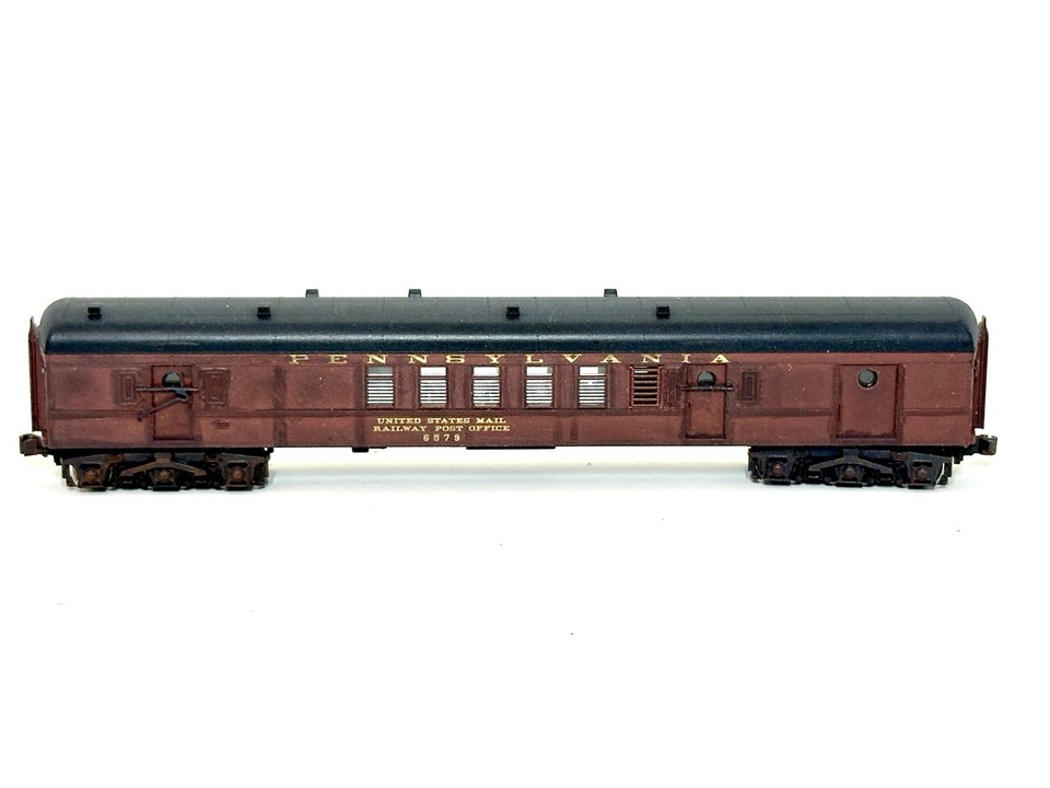Kato N Scale PRR BM70M Baggage Mail Car RPO Pennsylvania Railroad ...