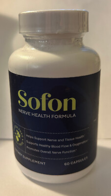 SOFON NERVE HEALTH FORMULA 60 CAPSULES NEW/SEALED SUPPORTS BLOOD FLOW ...