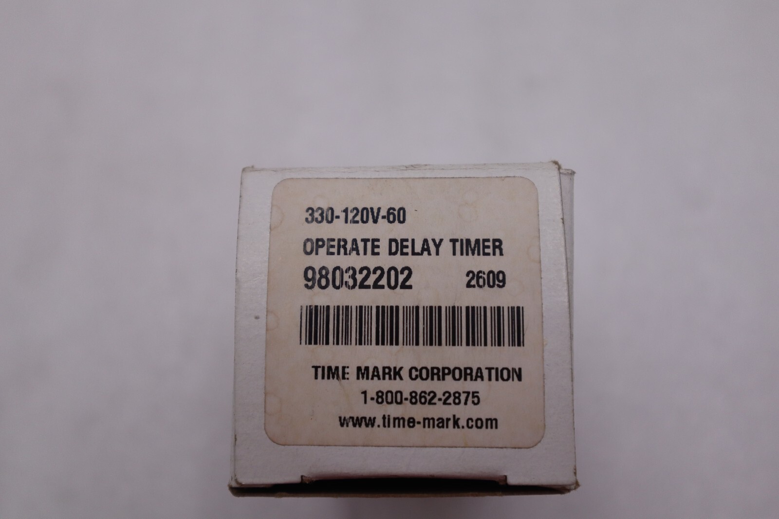 NEW Time Mark Signaline Operate Delay Relay 330-120V-60SEC 120V STOCK L ...