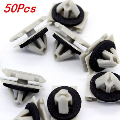 50 Pcs Nylon Clip Rocker Panel Molding Retainer 11571175 For GM | eBay
