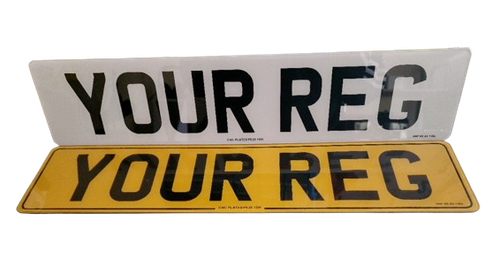 Number Plates Replacement PREMIUM Reg Road Legal - MOT Compliant - Car ...