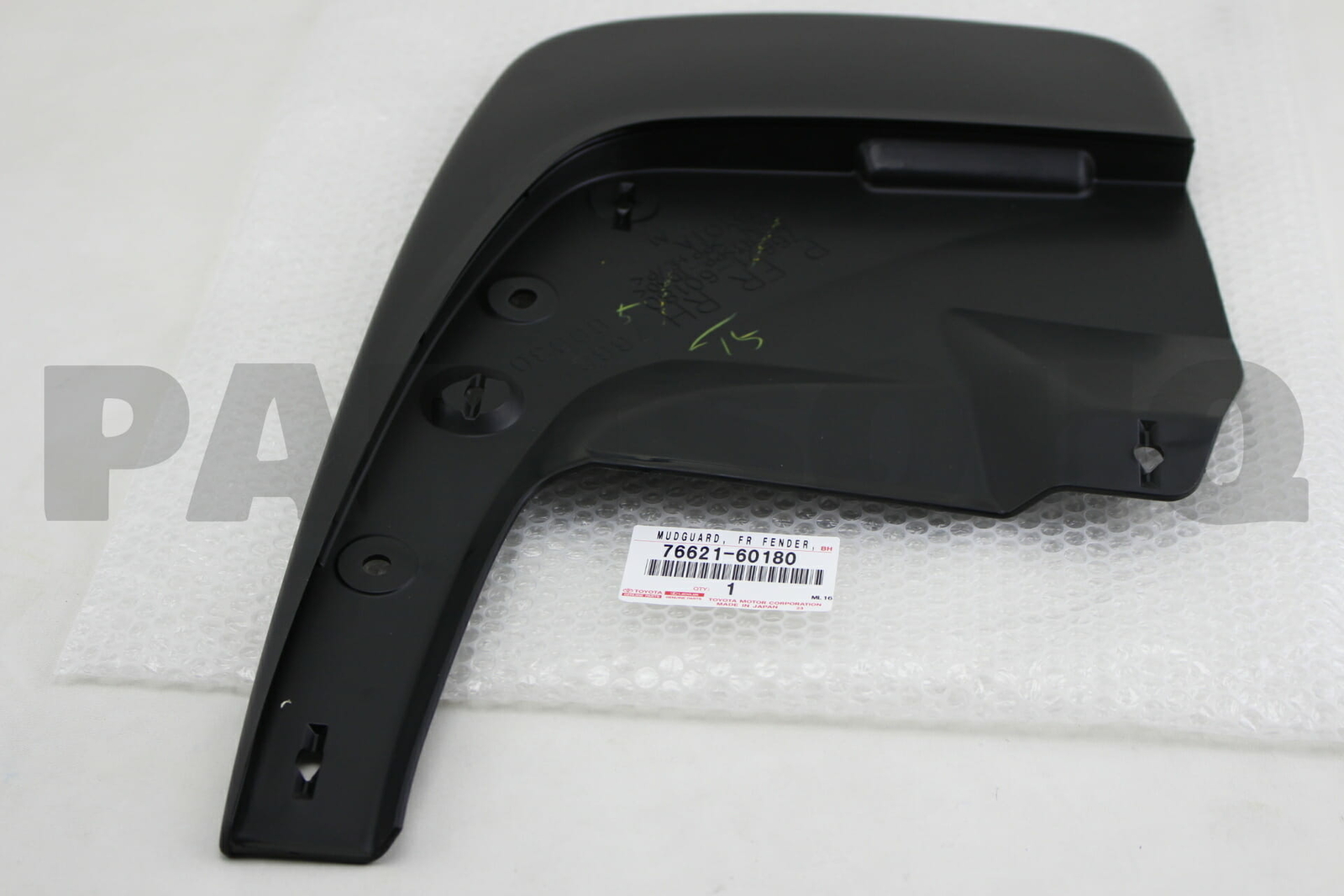 7662160180 Genuine Toyota MUDGUARD, FRONT FENDER, RH 76621-60180 | eBay