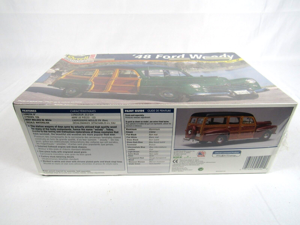 Revell Monogram '48 Ford Woody Model Kit 1:25 Scale Sealed Wagon 1998 ...