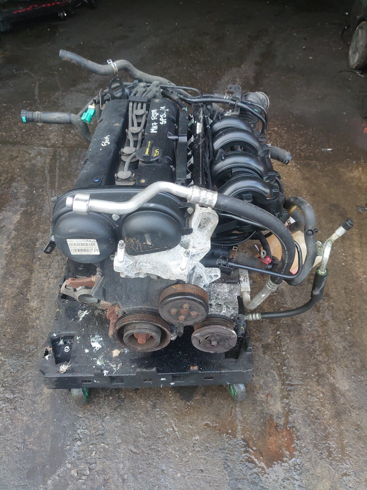 FORD FIESTA MK7 2009-2017 1.4 PETROL SPJA SPJC BARE ENGINE 56,000 MILE ...