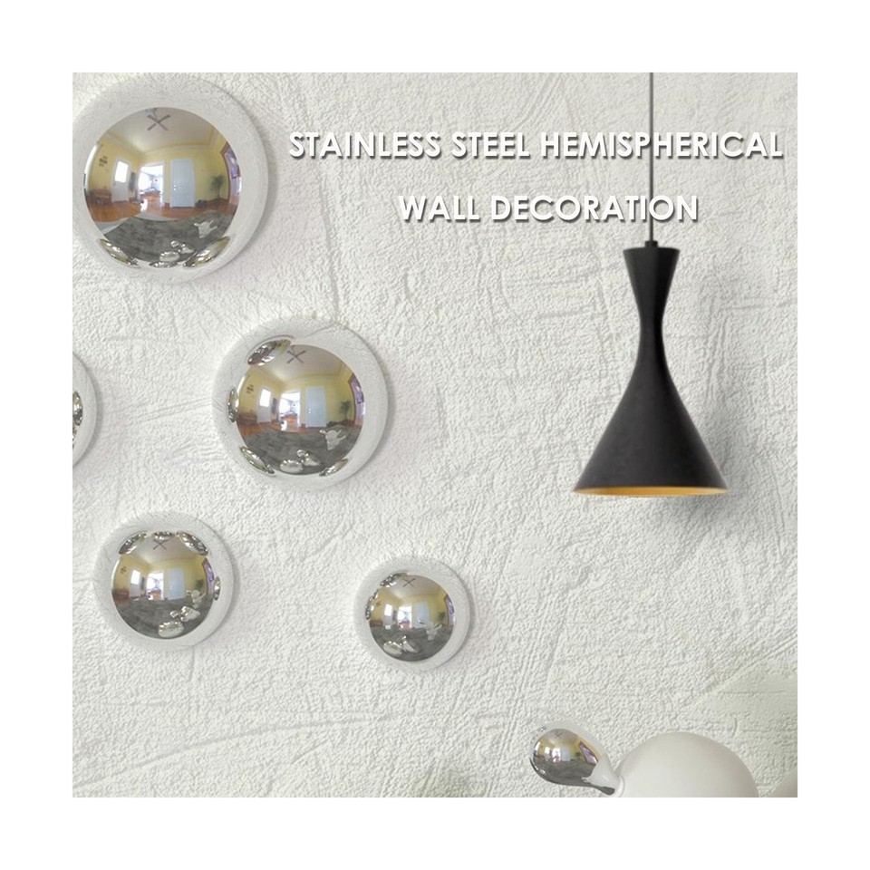 6pcs Hollow Hemisphere Ball Gazing Ball Half for Outdoor Decoration ...