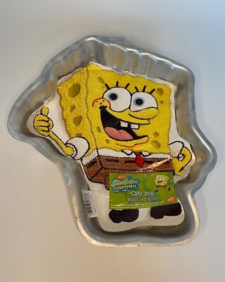 2002 SpongeBob Squarepants Wilton Cake Pan Baking & Decorating ...