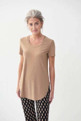 Joseph Ribkoff Rounded Hem Tee Shirt 183220 | eBay