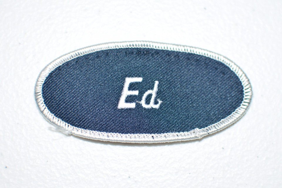 Embroidered Name Tag Patch for Work Shirt Jacket Uniform Sales Mechanic ...