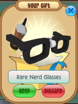 Animal Jam Classic (AJC) | Silver Rare Nerd Glasses (READ DESCRIPTION ...