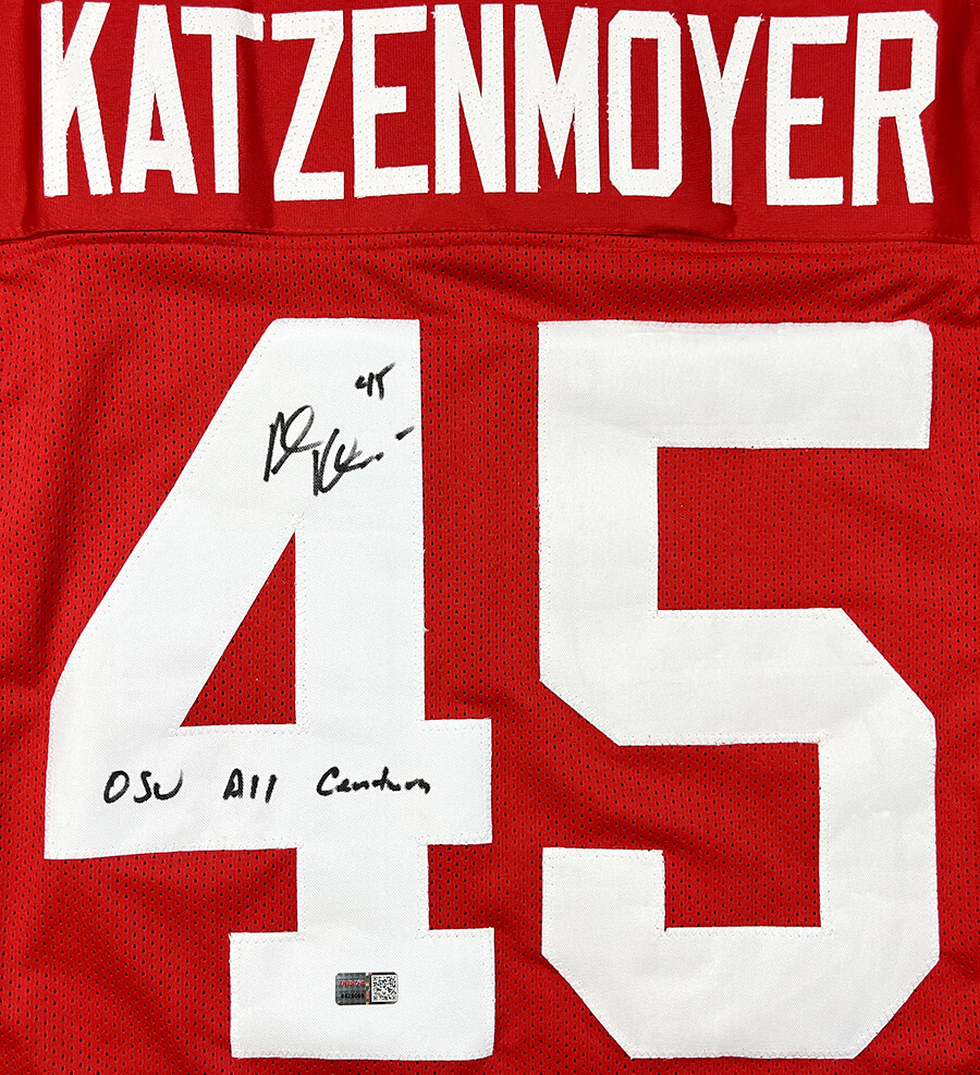 Andy Katzenmoyer Autographed Ohio State Buckeyes Jersey OSU All Century ...