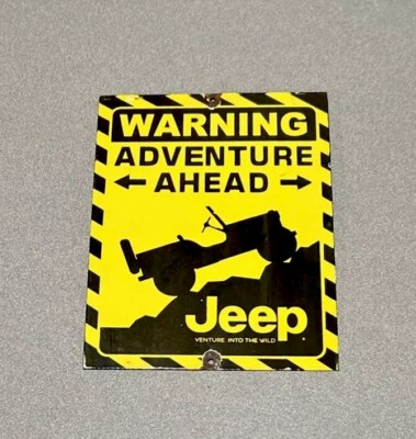 VINTAGE 12” JEEP SERVICE DEALERSHIP PORCELAIN SIGN GAS OIL CAR TRUCK | eBay