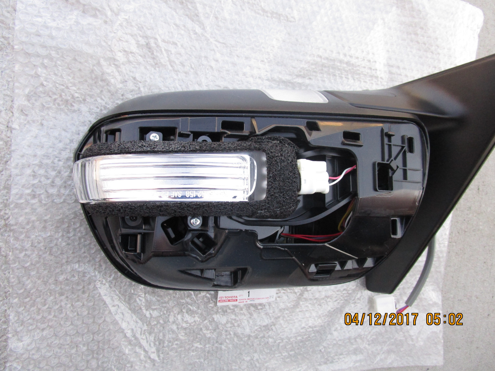 10 - 14 TOYOTA 4RUNNER DRIVER LEFT SIDE HEATED TURN SIGNAL DOOR MIRROR ...