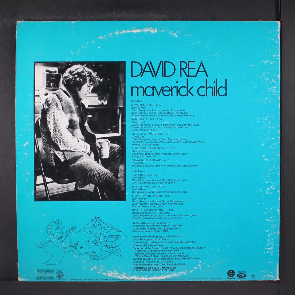 DAVID REA: maverick child CAPITOL 12" LP 33 RPM | eBay