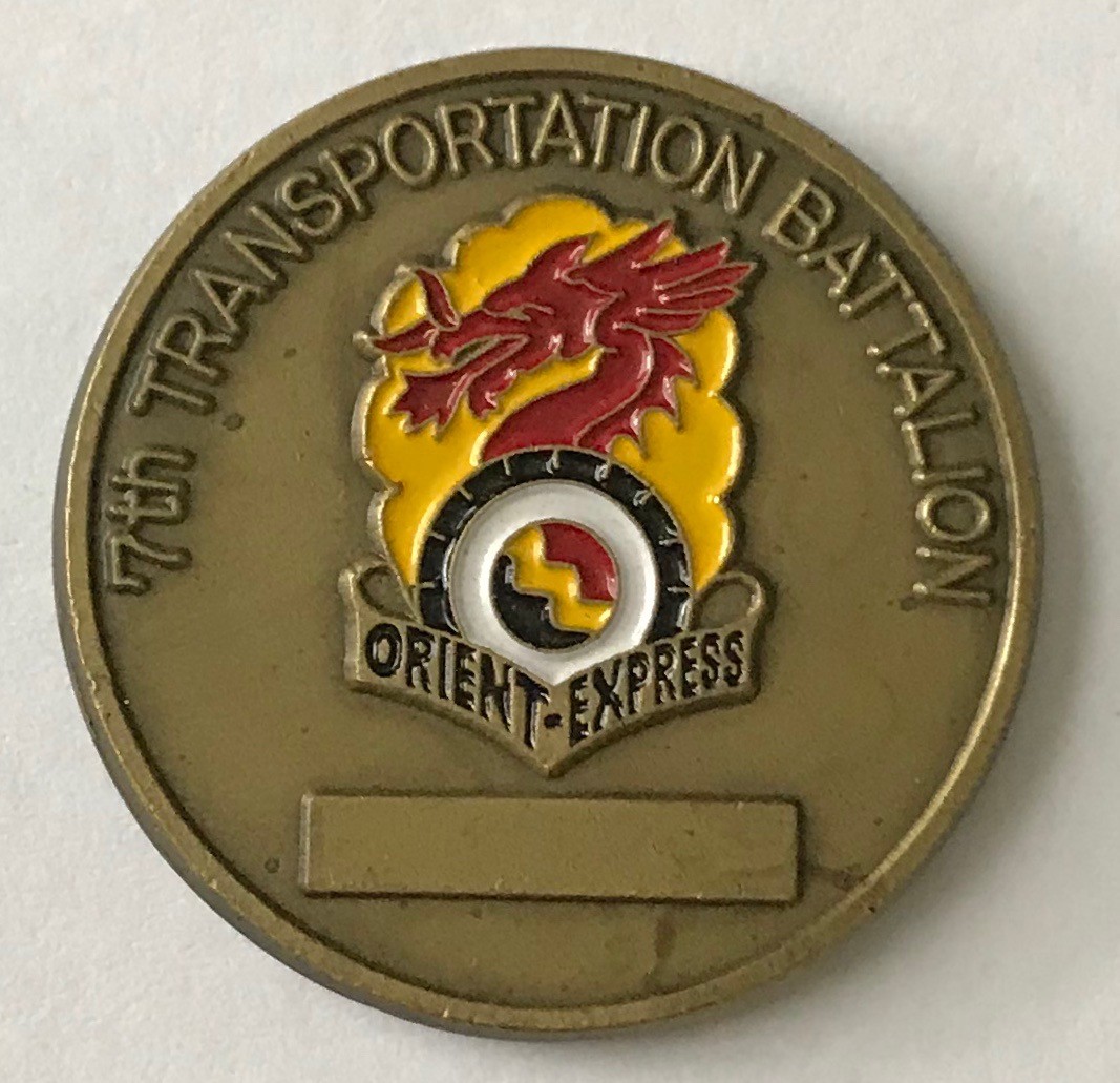Army 7th Transport Bn ORIENT EXPRESS 39th ORDNANCE 58th MAINT 126th ...